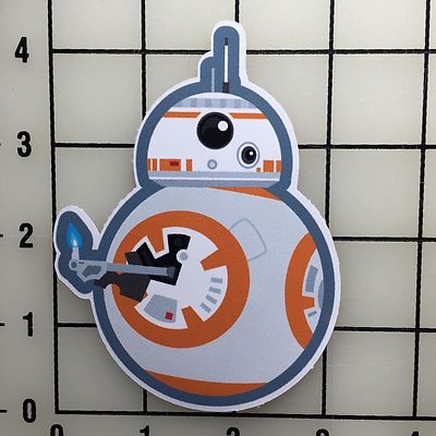 Star Wars BB8 4" Tall Vinyl Decal Sticker BOGO | eBay