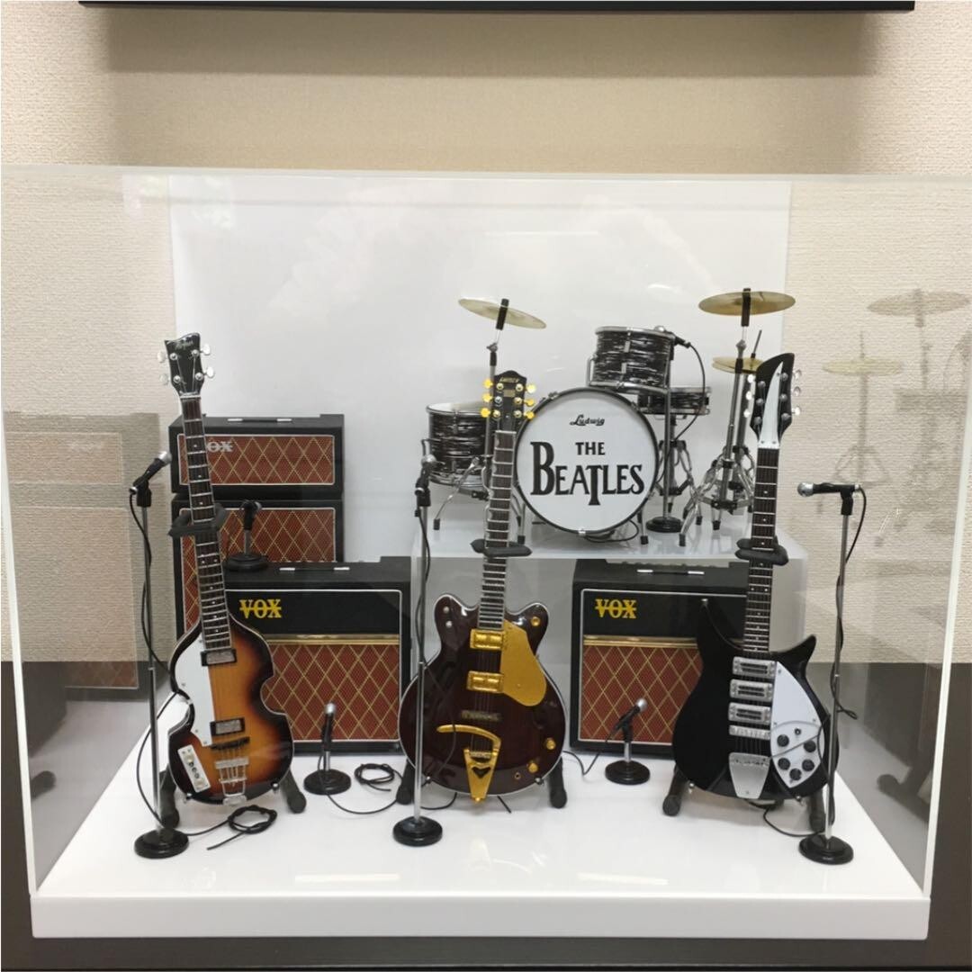 The Beatles Miniature Musical Instrument Set Big Size Collection Figure ...