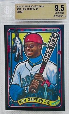 Topps Project 2020 Ken Griffey Jr. Efdot #317 Limited PR BGS 9.5 💎 Gem ...