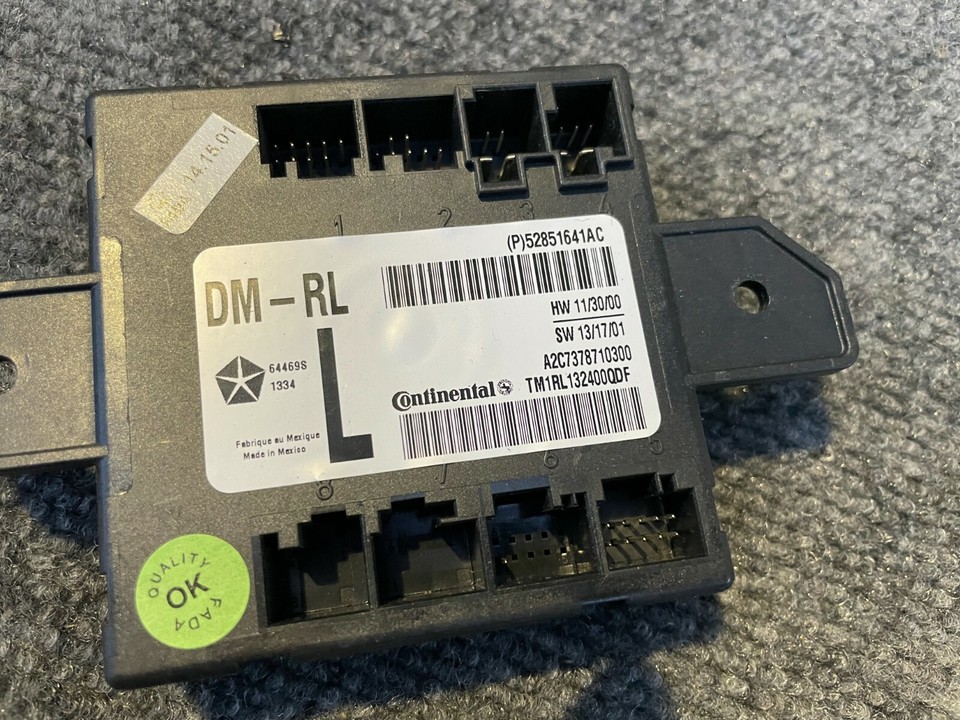 REAR LEFT DOOR CONTROL MODULE OEM 53K 14-19 MASERATI GHIBLI S Q4 3.0L ...