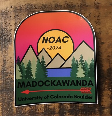 University Of COLORADO BOULDER NOAC Sticker Promo MADOCKAWANDA 2024 BSA ...