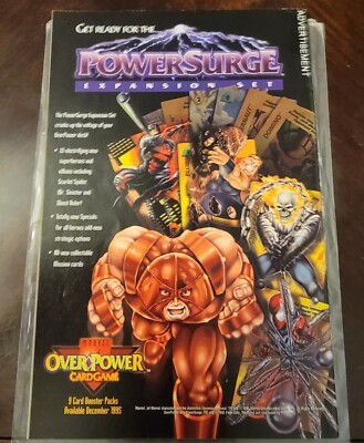 1996 Marvel OverPower Card Game Ad - Get Ready for the PowerSurge ...