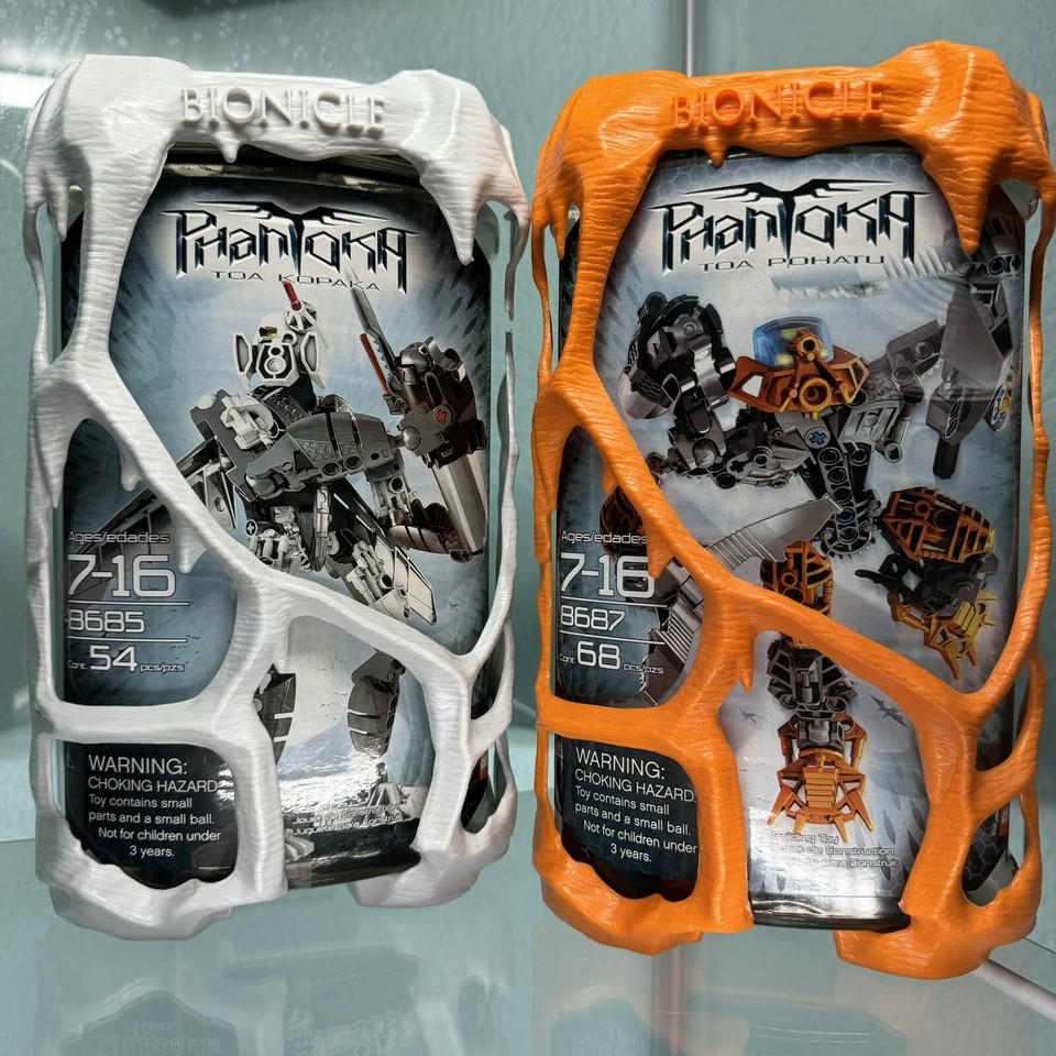 Lego Bionicle Phantoka LOT Of 6 (Lewa, Kopaka, Pohatu, Tanma, Photok ...