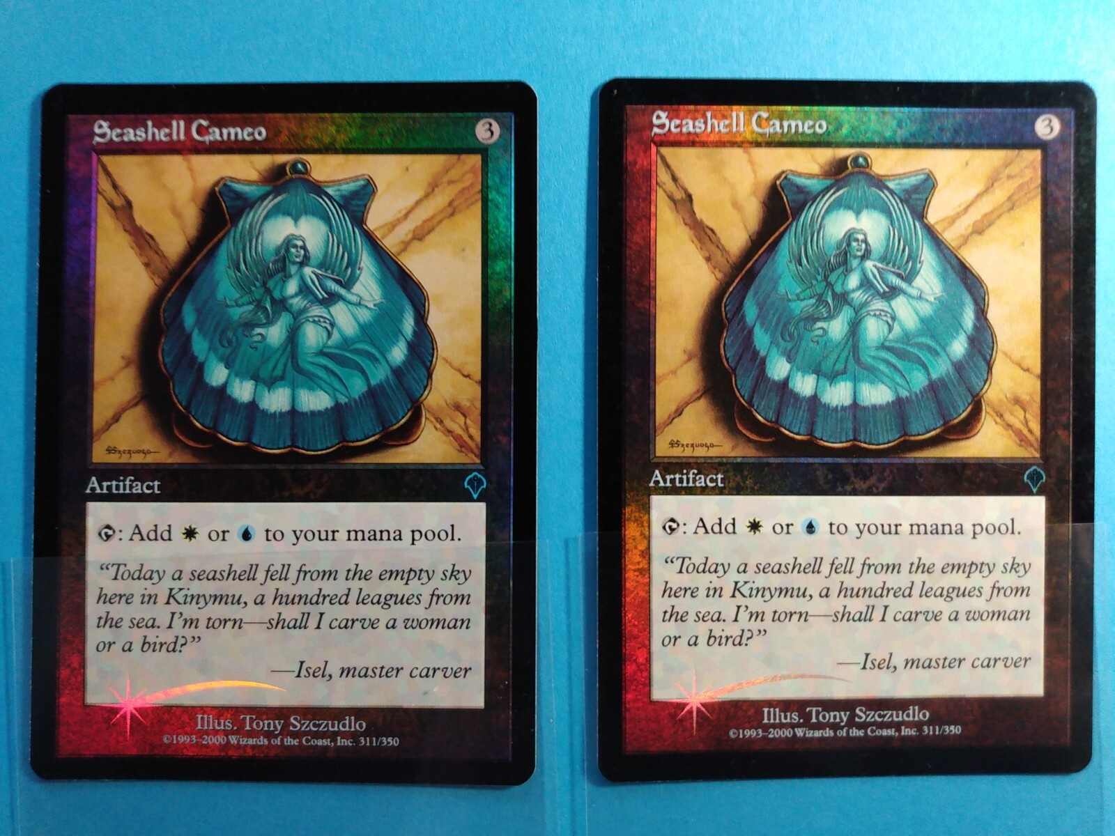 FOIL 🌈🔨 Seashell Cameo 🔨🌈 Invasion Vintage MTG | Unplayed! NM++ | See ...