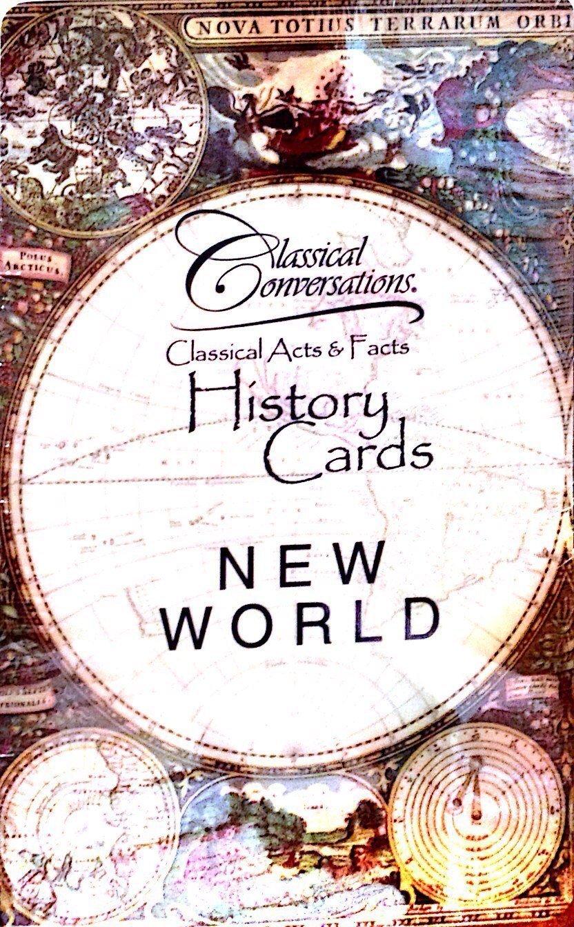 Classical Conversations Classical Acts & Facts History Cards New World ...