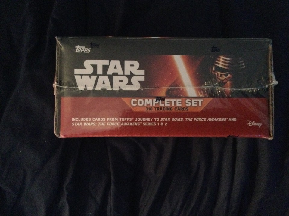Topps *Star Wars Complete Set 310 Trading Cards The Force Awakens ...