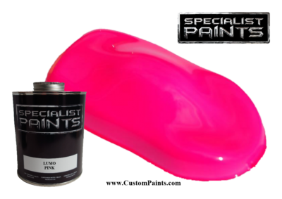 Pint of Lumo - Pink - Urethane Based, Automotive Paint, Luminescence ...