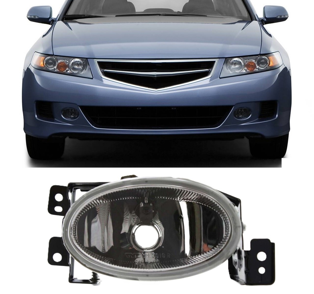 Acura Tsx Fog Light Cover 03 05 Acura TSX CL9/CL7 Euro R Fog Light