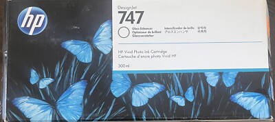 *JAN/2026* HP Design 747 Gloss Enhancer Ink Cartridge 300ml P2V87A | eBay