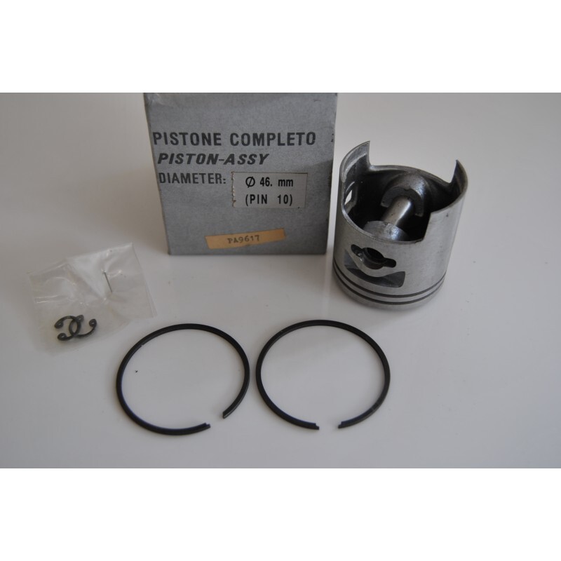 Piston Complete Ø 46mm Pinasco Piston Assy Piaggio Ciao Boxer Grillo Si ...