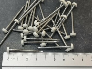 UPVC Polytop Plastic nails upvc Decking facia board cladding soffit x25 ...
