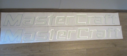 MasterCraft Boat Yacht Decals 2PC Set Vinyl High Quality New 64” White ...