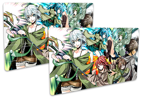 No.498 Custom Playmat Charmer Aussa Wynn Hiita Dharc Card Game Mat TCG ...