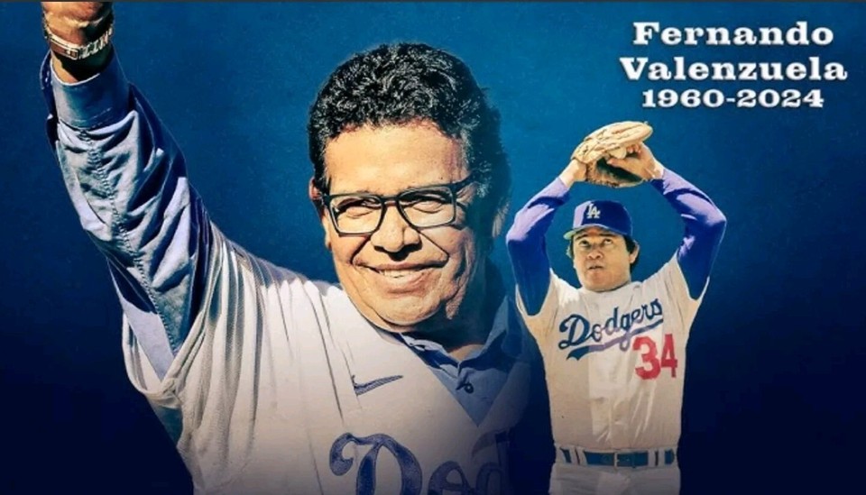 (2) 2024 LA Dodgers Fernando Valenzuela Memorial Jersey Patch ...