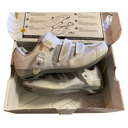 Women's Specialized Body Geometry Cycling Cleats Shoes White 8 Torch TR ...