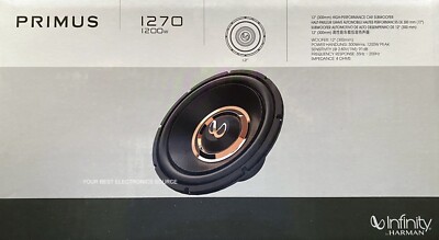 NEW Infinity PRIMUS-1270 Primus Series 12" SVC Subwoofer, 4-Ohm | eBay