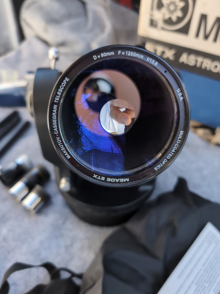 meade telescope Etx Where The Original Box Eyepieces No Hand Controller ...