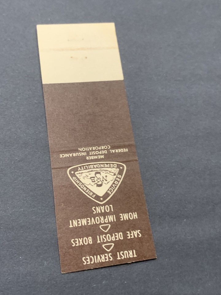 Vintage Texas Matchbook: “Southwest National Bank” El Paso, TX | eBay