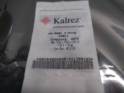 Kalrez AS-568A O-RING K# 011, COMPOUND 4079, 113914 | eBay