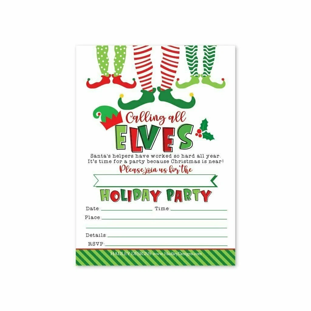 Writing A Christmas Party Invite