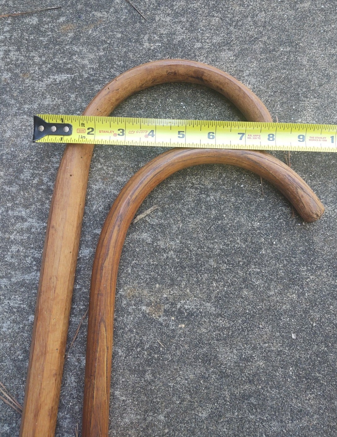 Antique 38" Long Wood Livestock Auctioneers Canes Lot… - Gem