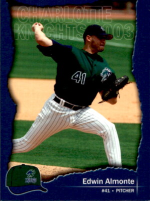 2003 Charlotte Knights Choice #2 Edwin Almonte New York NY Baseball ...