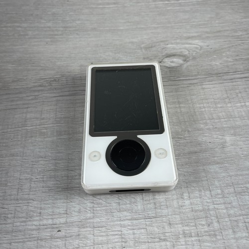 Microsoft Zune 1st Generation 1090 White 3" LCD Display Portable Media ...