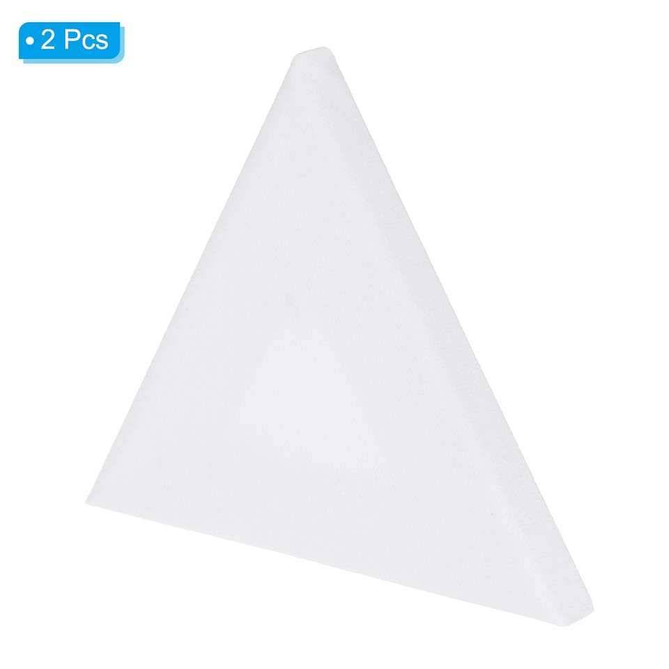 Paint Canvases, 2 Pack 6x5 Inch Triangle Stretched Art Board Panels ...