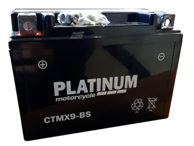 CTMX9-BS AGM HIGH POWER Motorcycle Battery YTX9BS FULLY CHARGED SEALED ...