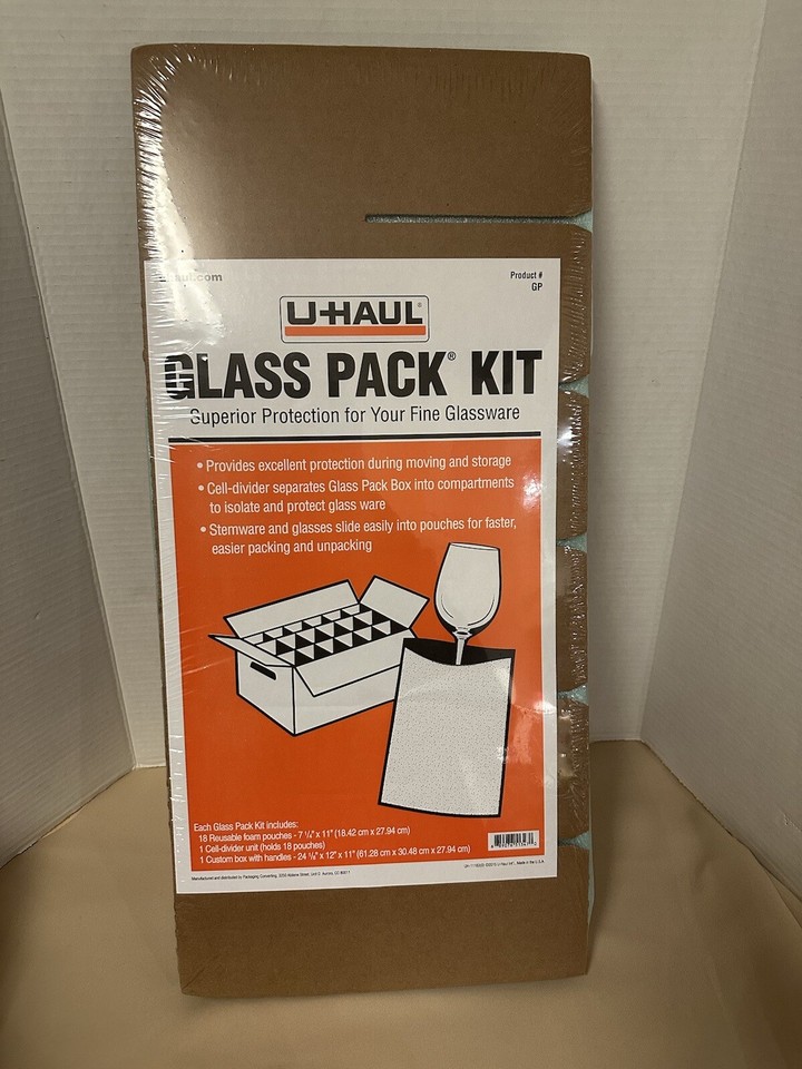 U-Haul Glass Pack Kit For Storage or Moving -New Sealed | eBay