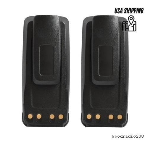 2Pack Li-ion Battery For DP3400 DP3401 DP3600 MTR3000 XPR4380 PMNN4077 ...