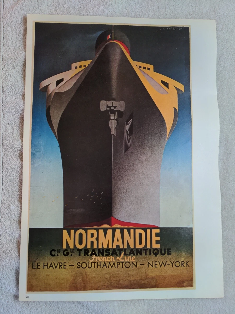 Art Deco Poster Ship