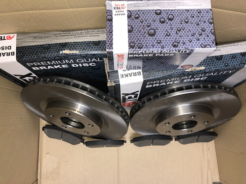 Front Brake Discs + Pads Fits Nissan Qashqai 1.5 1.6 2.0 2007-2014 ...