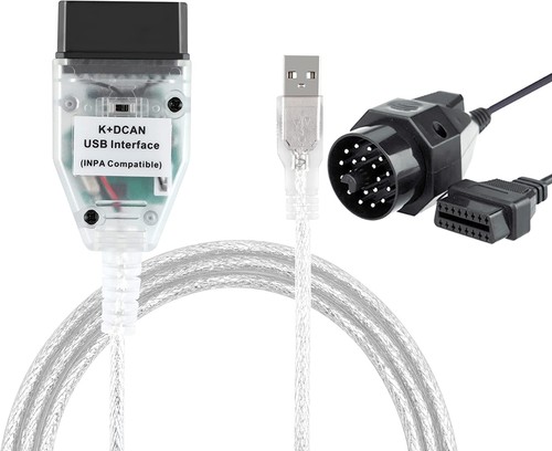 OBD Diagnose USB Interface für Ediabas INPA K+DCAN BMW OBD 2 auf OBD 1 20 Pin | eBay.de