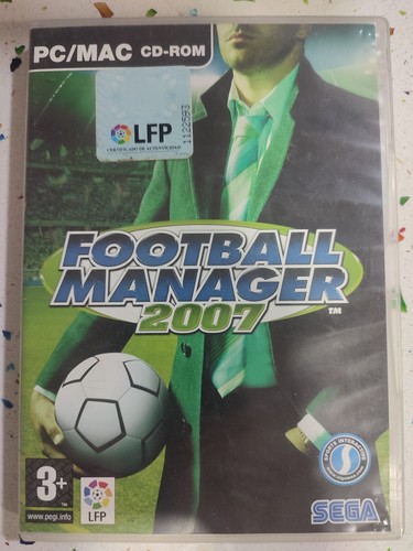 Football Manager 2007 Sega Games For Windows PC/Mac CD-ROM Manual ...