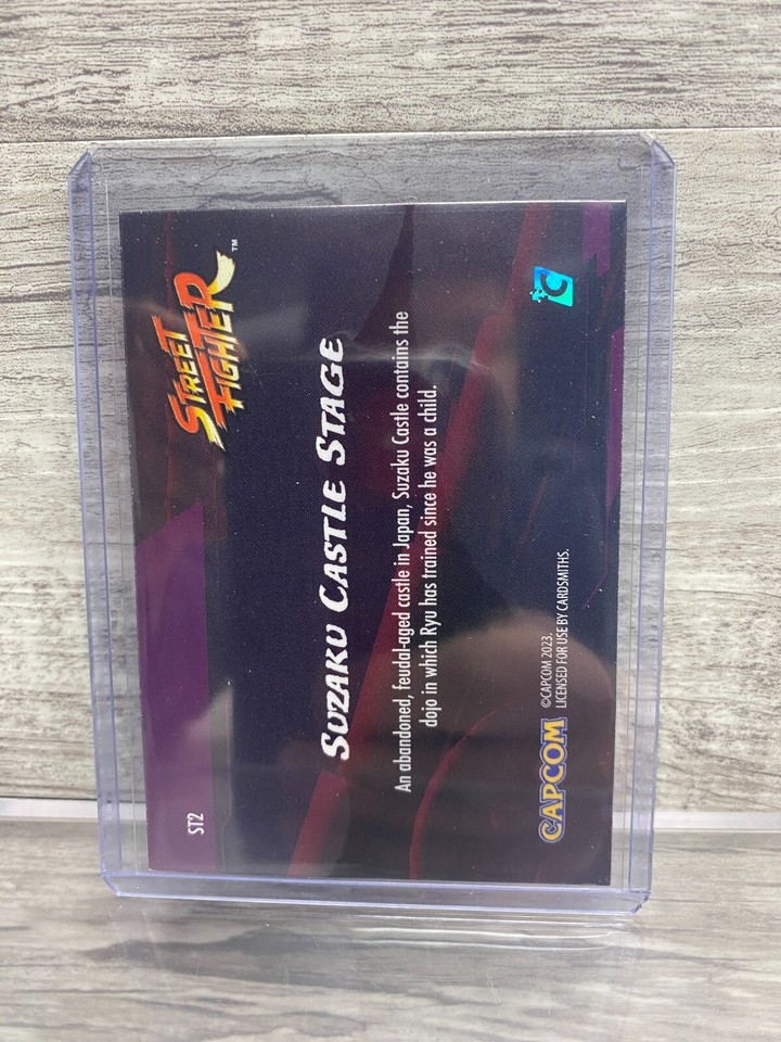 2023 Cardsmiths Capcom Street Fighter Series 1 Suzaku Castle Stage Holo ...