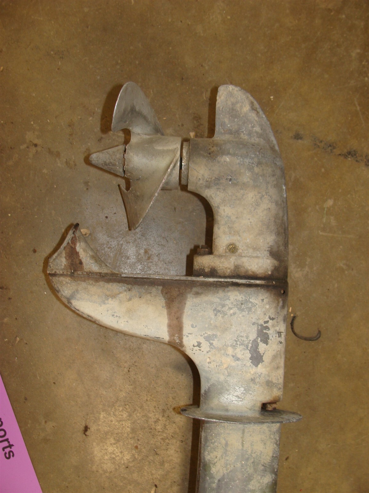 1949-52 MERCURY KF5 super 5HP outboard motor lower unit prop tiller ...