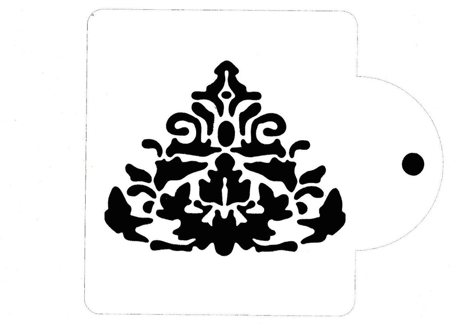 6 Piece Cake decorating Airbrush Icing Frosting Fondant Elegant Lace ...