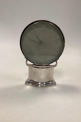 Hans Hansen Sterling Silver Art Deco Table Clock from 1941 | eBay