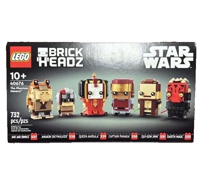 New! Lego 40676 Star Wars The Phantom Menace Brickheadz StarWars 25th ...