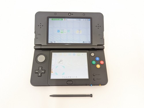 L1455 Ship Free Nintendo new 3DS console Black Japan w/pen x | eBay