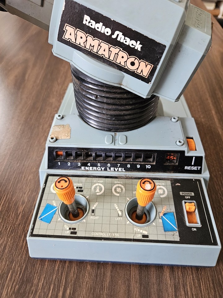 Vintage Radio Shack Armatron Robotic Claw Arm Toy Tested, Partially ...