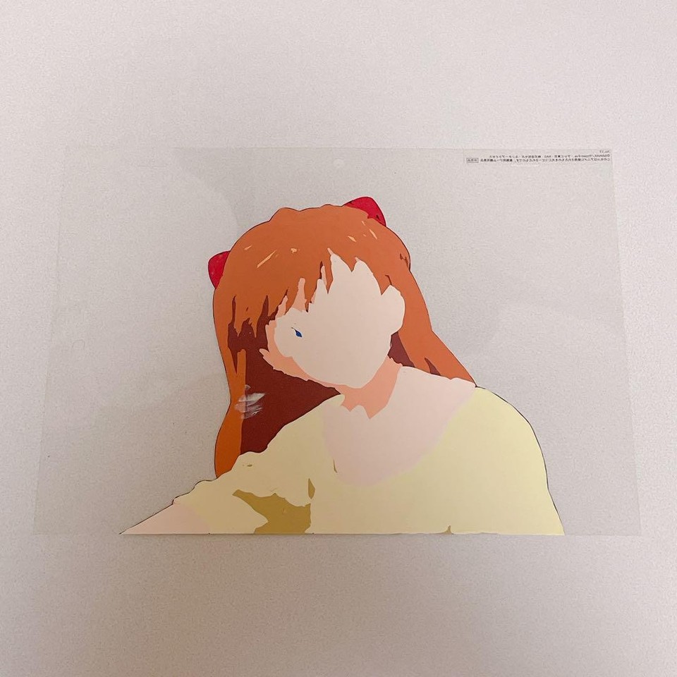 Evangelion Limited Edition Hand-Painted Cell Art Asuka Collectible ...