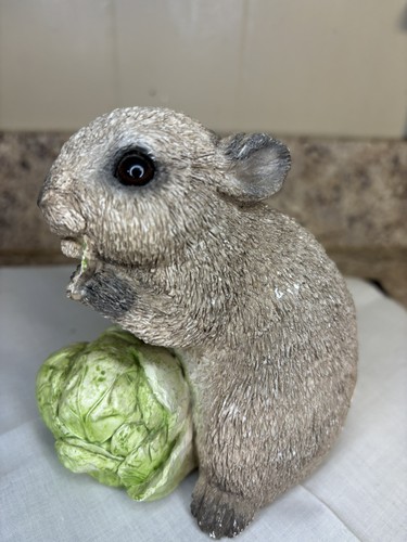 VINTAGE STONE CRITTERS SUPER CUTE BUNNY RABBIT MARBLE EYES | eBay