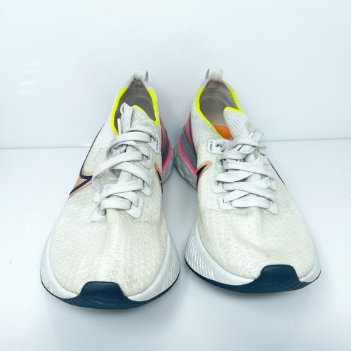 Nike Womens React Infinity Run CD4372-004 White Running Shoes Sneakers ...