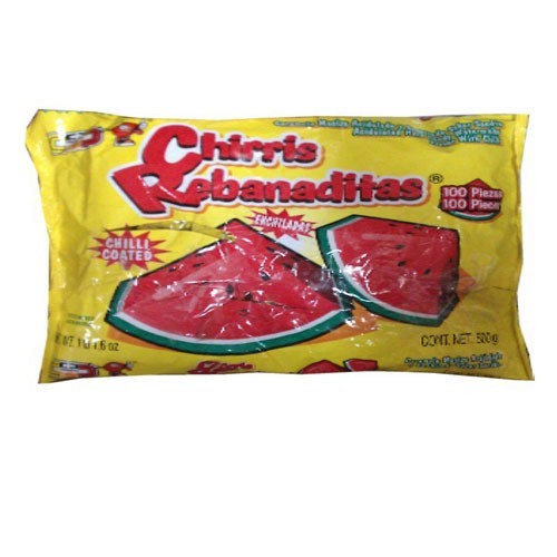 Vero Chirris Rebanaditas Sandia 40ct Watermelon Chili Coated Mexican ...
