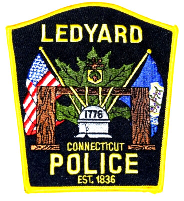 LEDYARD – POLICE - CONNECTICUT CT Sheriff Police Patch STATE FLAG US ...