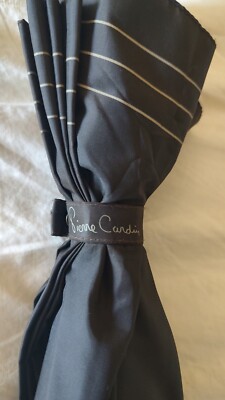 Vintage Pierre Cardin Men's Umbrella -#19578 Hook Handle Brown | eBay