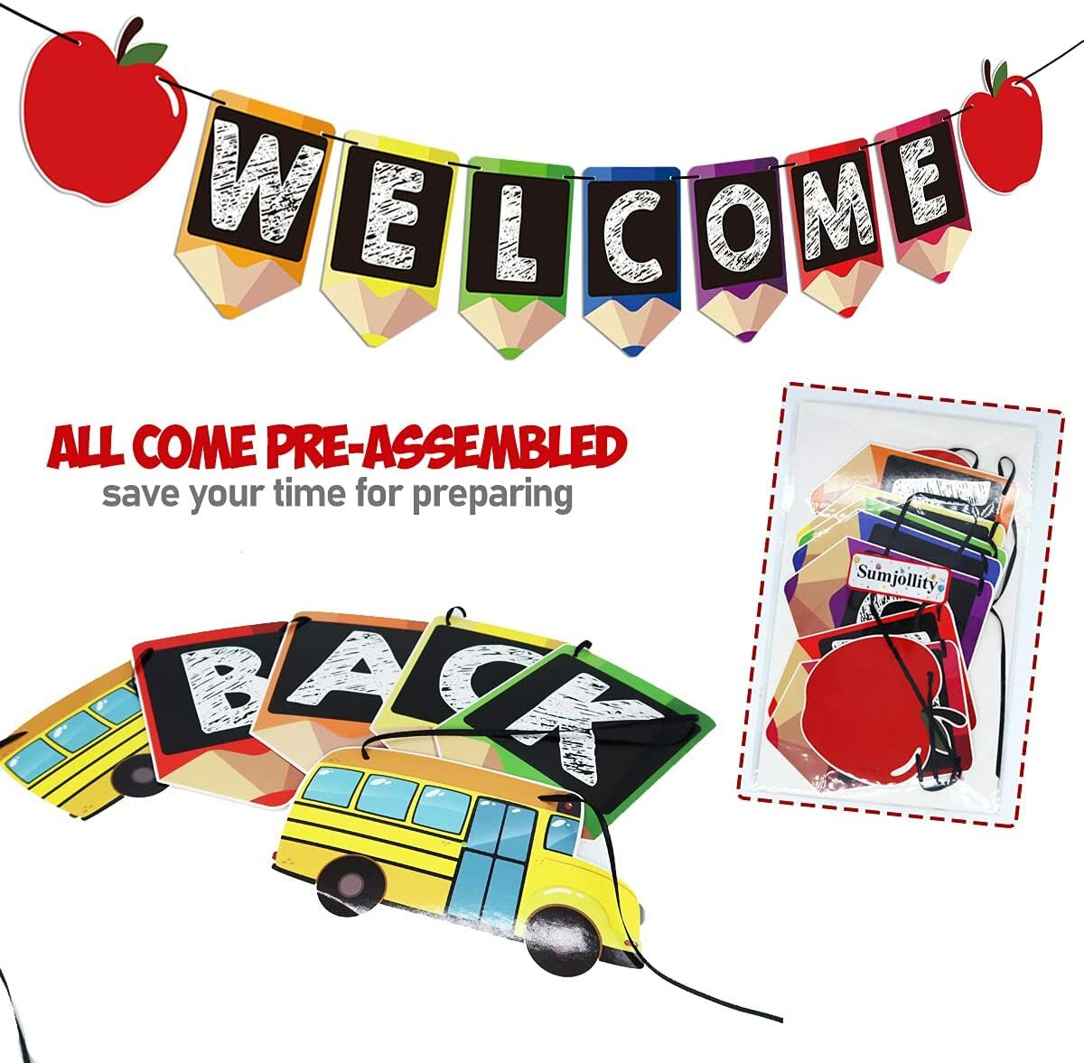 Welcome Back To School Banner Ideas Back To School Party Stock