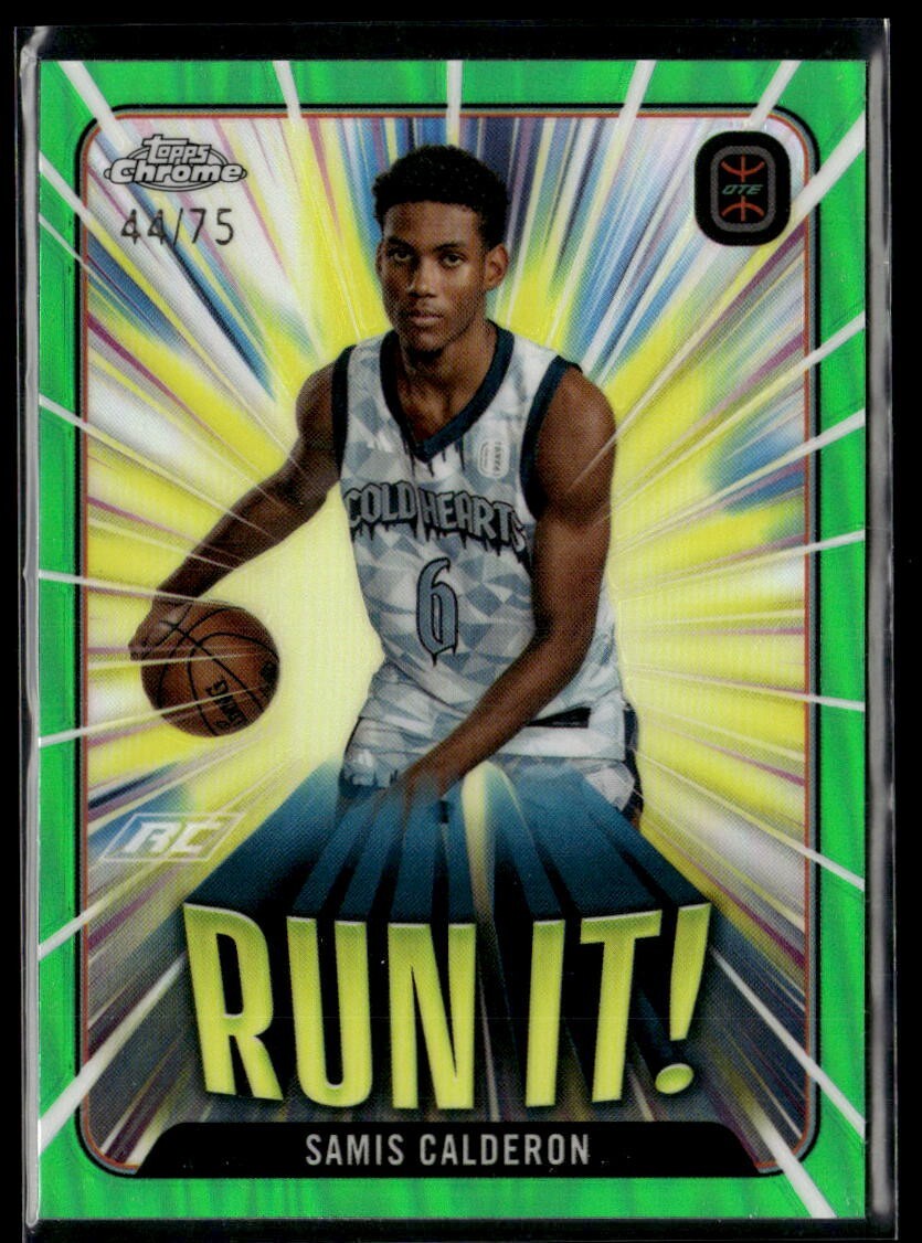 2023-24 Topps Chrome OTE Overtime Elite - Run It Green Refractor #RI-16 ...